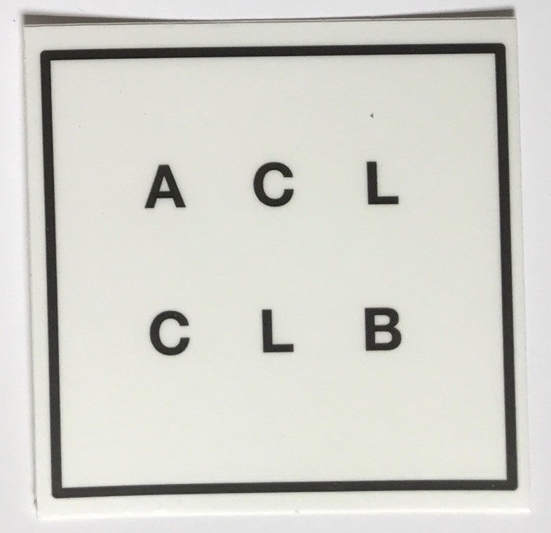 Stickers - ACL CLUB Logo – THE ACL CLUB